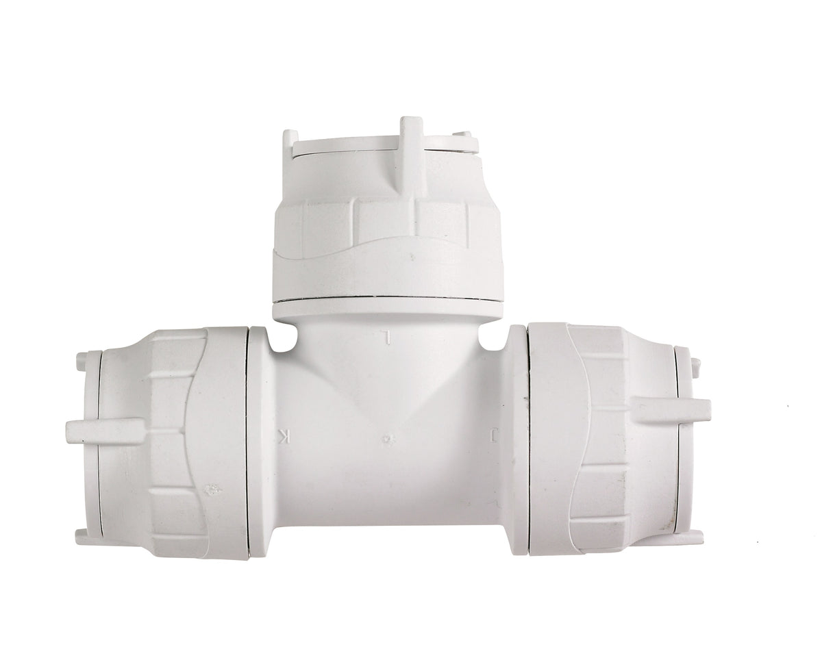 PolyFit Equal Tee 10mm White PFIT210 – plumbflex.co.uk