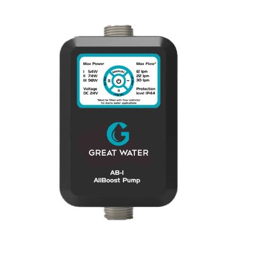 Great Water AB-1 Mains Booster Pump, Mains & Gravity fed Systems ...
