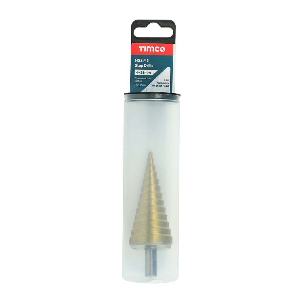 Timco Step Drill 4-39mm – plumbflex.co.uk