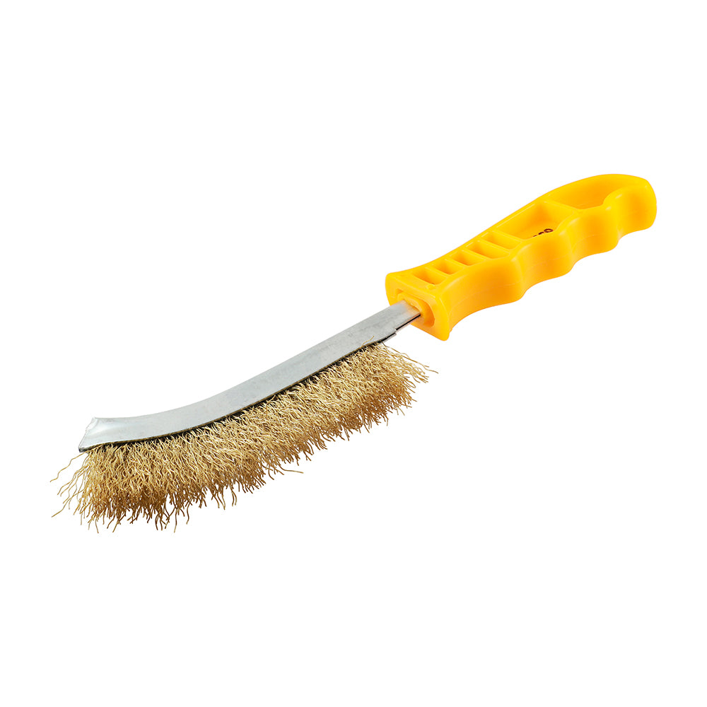 Timco Wire Hand Brush - Brass 255mm – plumbflex.co.uk