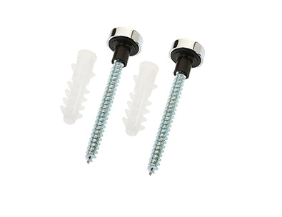 MaKe Straight Toilet Pan Fixing Kit with Chrome Caps PRO033 – plumbflex ...