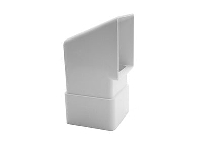 Polypipe Square 65mm Downpipe Shoe White RW228-W – plumbflex.co.uk