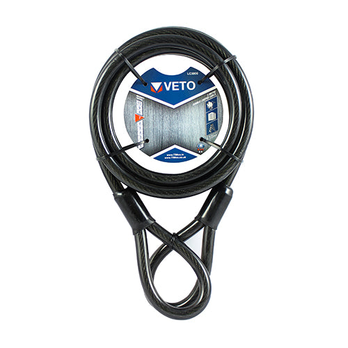 Timco Looped Security Cable 15mm x 3m – plumbflex.co.uk